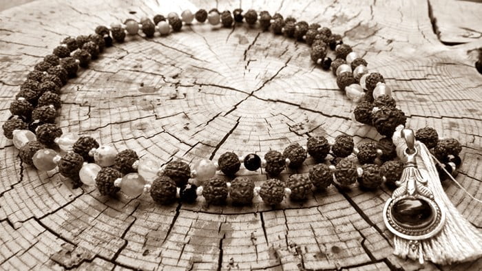 Japa mala meditation - 108 beads used for wearing and meditation